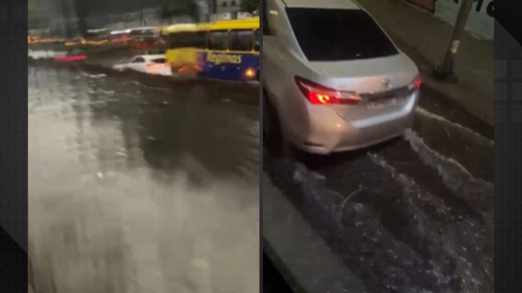 Temporal provoca alagamentos, granizo e transtornos no Rio e Grande Rio