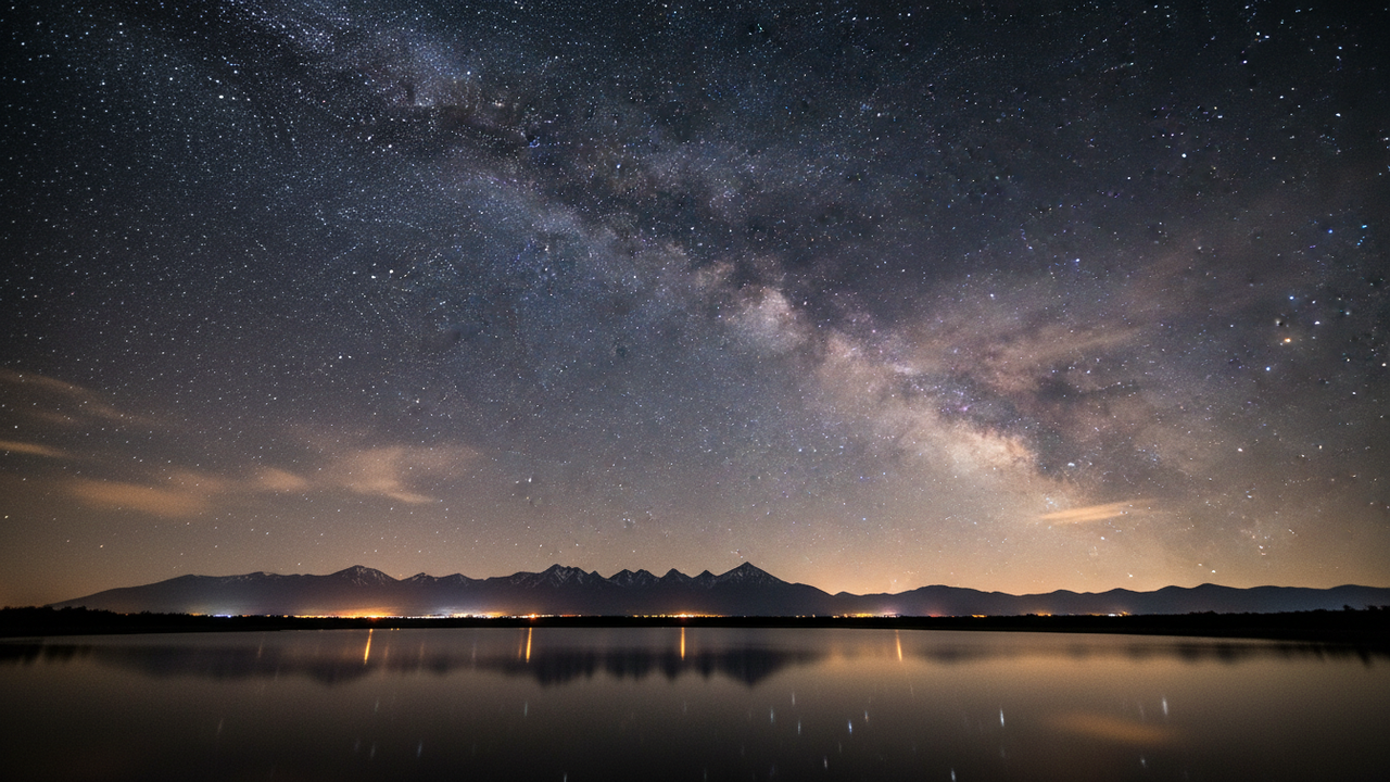 Já reparou que certas noites parecem iluminadas mesmo sem lua no céu ...