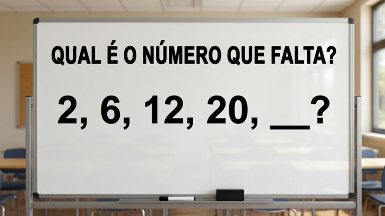 O teste do número que falta, 2, 6, 12, 20, __? Trava quem tenta somar ...
