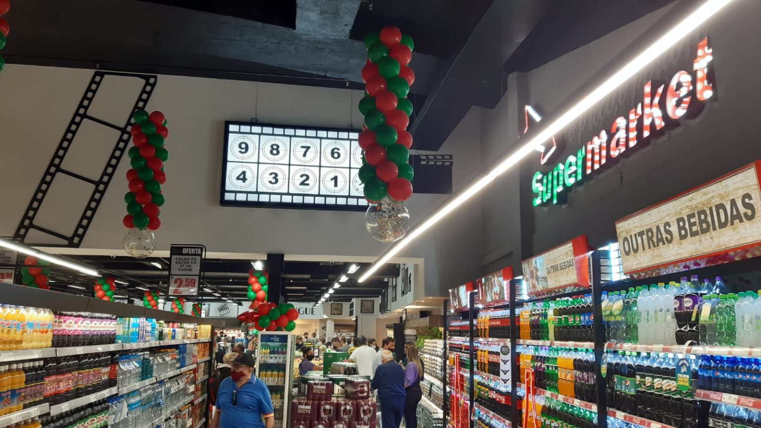 Com temática de cinema, Supermarket de Botafogo é inaugurado - Super ...
